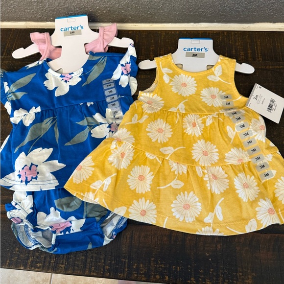 Carter's | Matching Sets | Nwt Carters Flower Bundle Outfit Lot 3 Month ...
